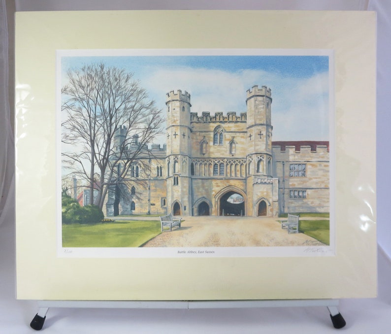 Battle Abbey Print, Signed by Artist - Etsy