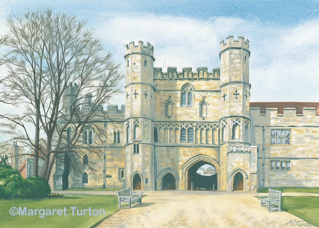 Battle Abbey Print, Signed by Artist - Etsy