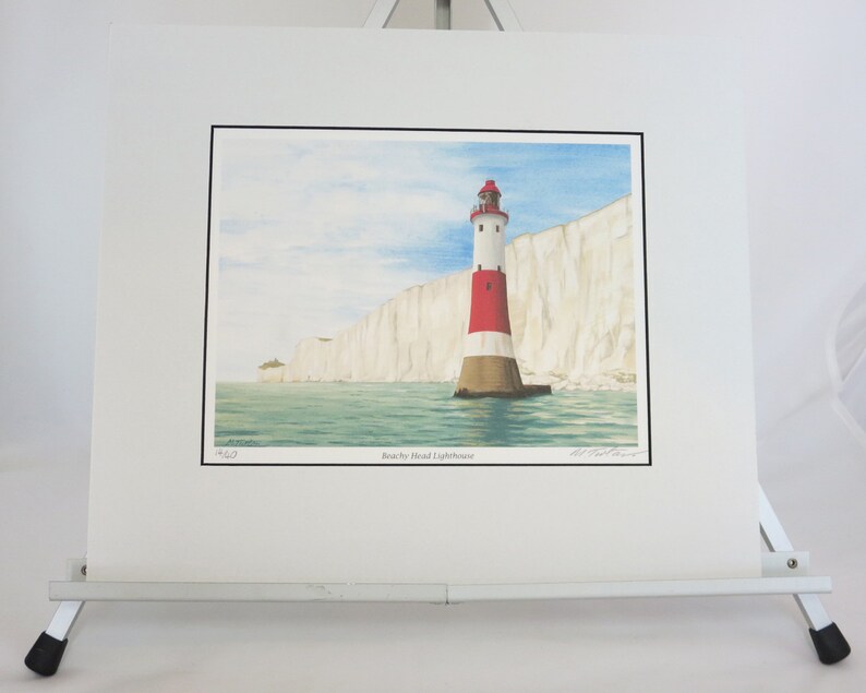 Beachy Head Lighthouse Print, Mounted and Signed by Artist - Etsy Canada