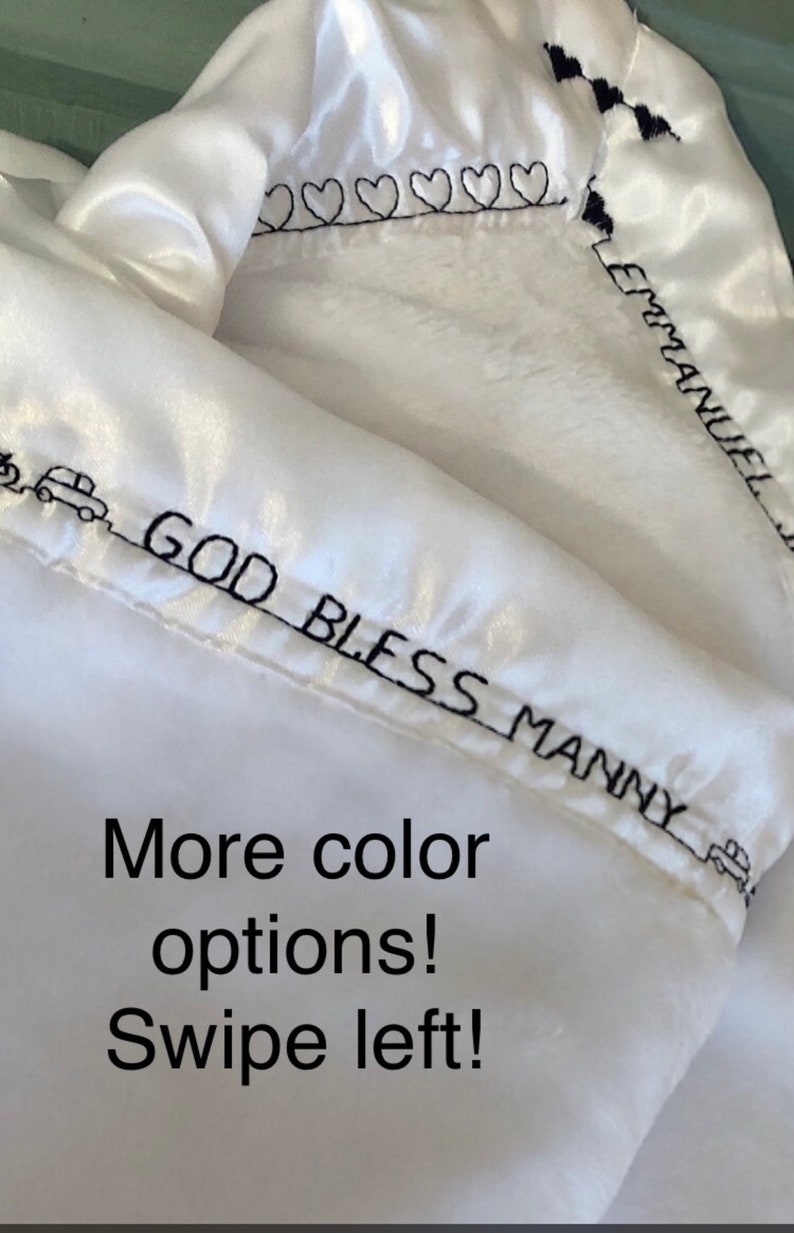 Personalized Embroidered Baby Blanket - Etsy