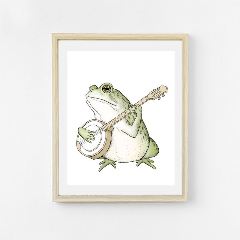 Playing Banjo - Etsy