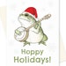 Banjo Toad Christmas Card. Funny Frog Holiday Card. Bluegrass | Etsy
