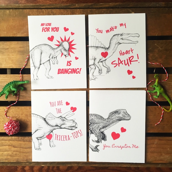 Dinosaur Card - Etsy