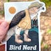 Bird Nerd Vinyl Sticker. Birding Bumper Sticker. Bird Lover Water ...