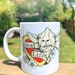 Funny Ceramic Goat Life Mug. Coffee Cup. Goat Lover Gift. Retro Heart ...