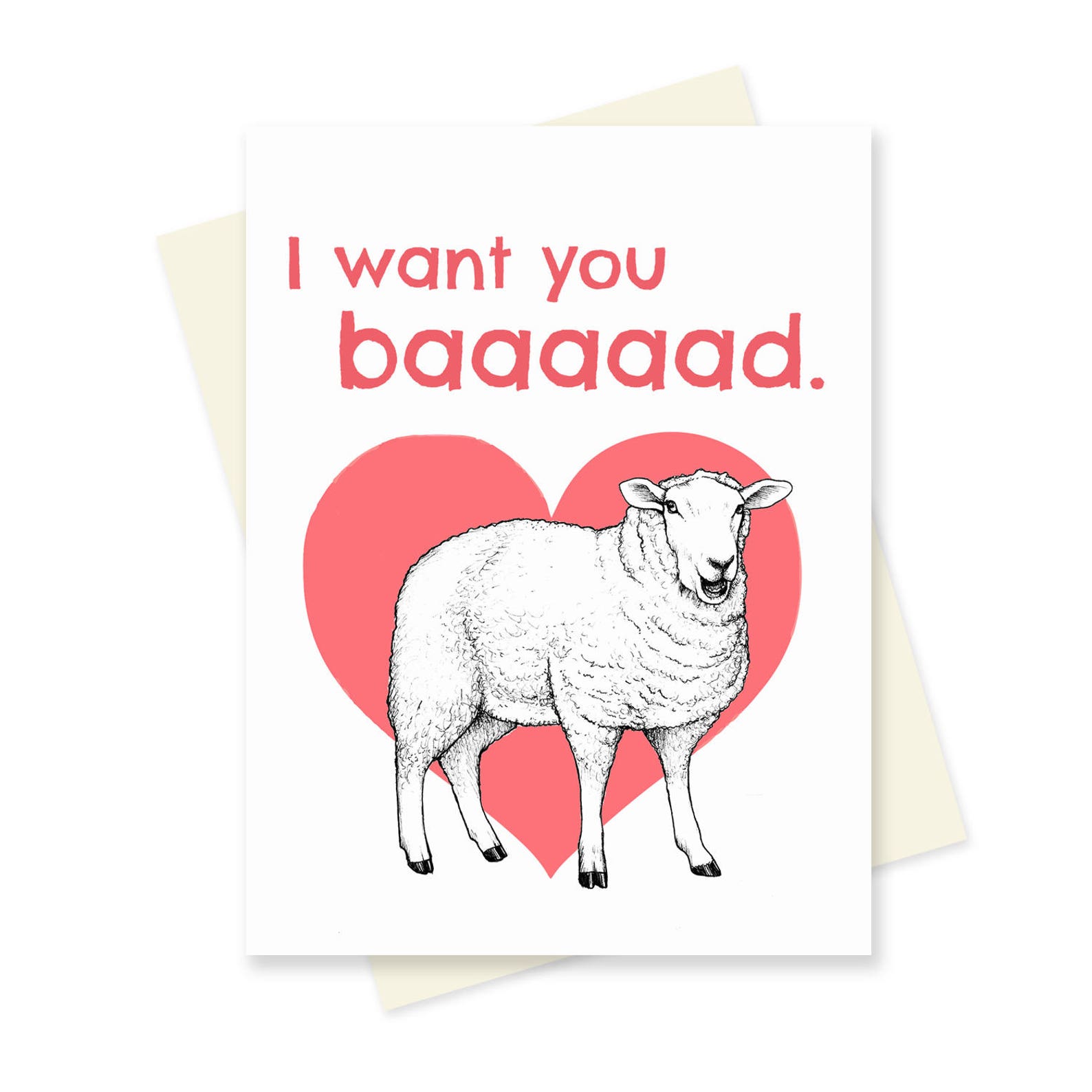 Sheep Valentine. Farm Animal Valentines Day Card. Anniversary - Etsy