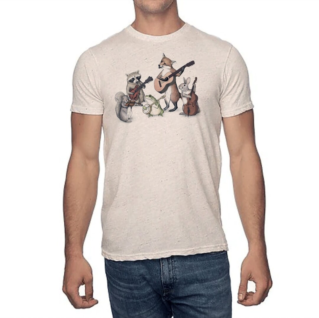Unisex Bluegrass Animal Band T Shirt. Bluegrass Apparel. - Etsy
