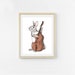 Printable Bluegrass Art Print Set of 5. Cute Animal Prints. Musical ...