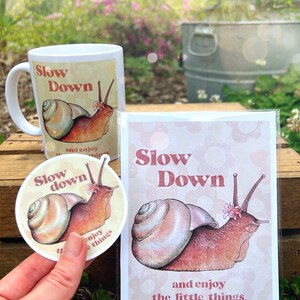 Vinyl Snail Sticker. Waterproof Garden Water Bottle / Laptop Decal ...