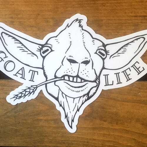 Goat Sticker | Etsy