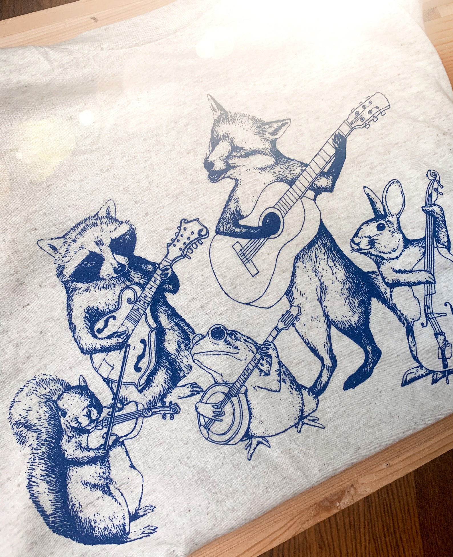 Unisex Bluegrass Animal Band T Shirt. Bluegrass Apparel. - Etsy