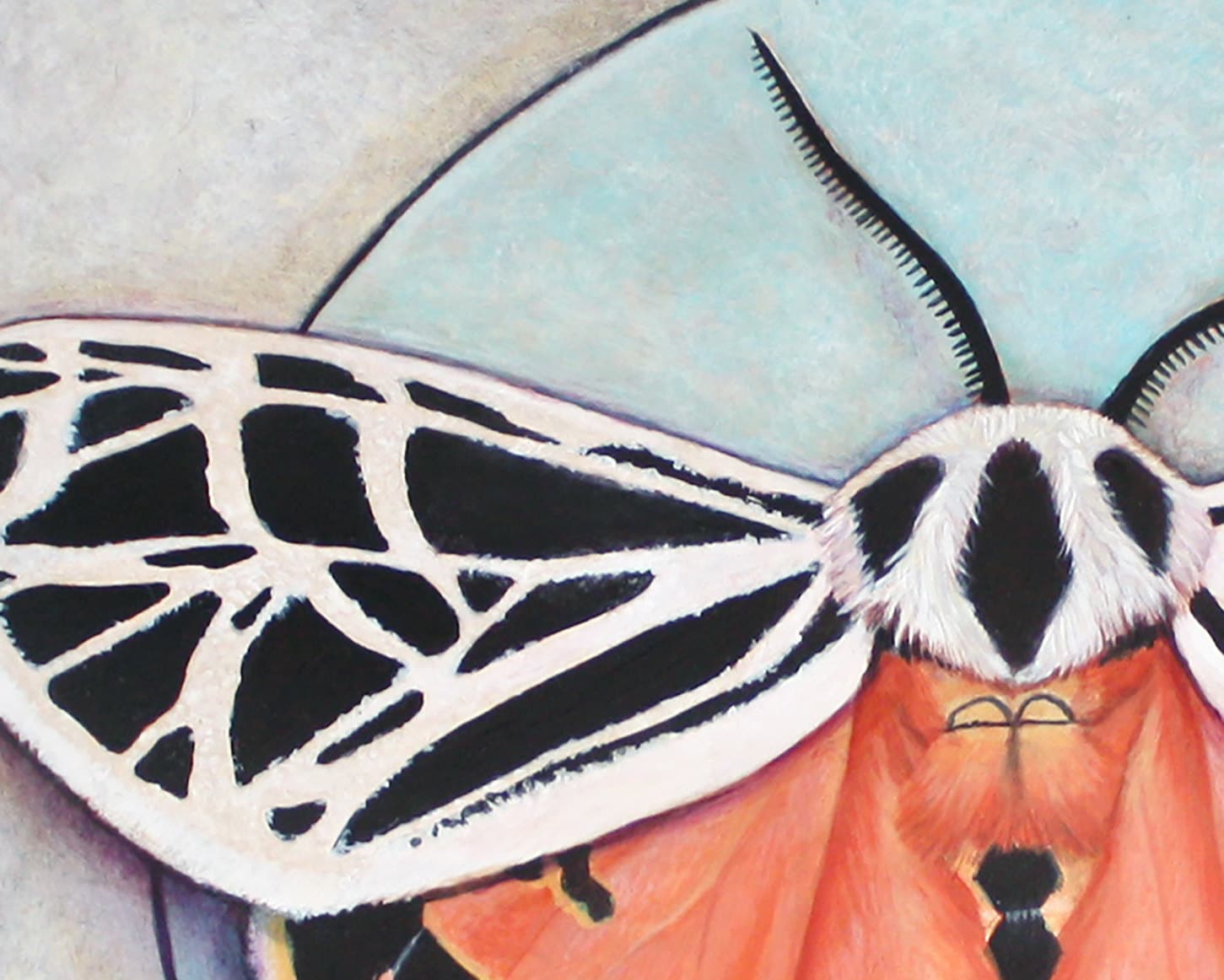 Beautiful Moth Art Print. Butterfly Wall Art. Geometric Print. - Etsy