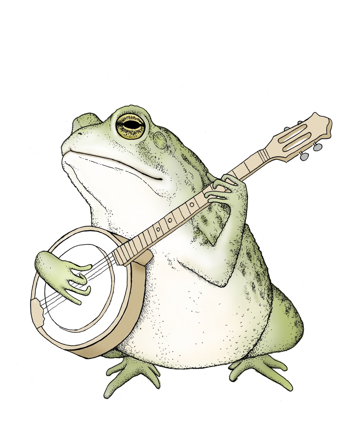 Colorful Bluegrass Art Print Set of 5. Cute Animal Prints. - Etsy