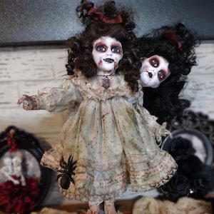 Bella Jane Morehead 17 Two Headed Horror Doll, Art Doll, Porcelain ...