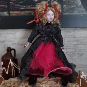 Hand-painted Victorian Zombie Doll, Porcelain Horror Art Doll, 21" - Etsy