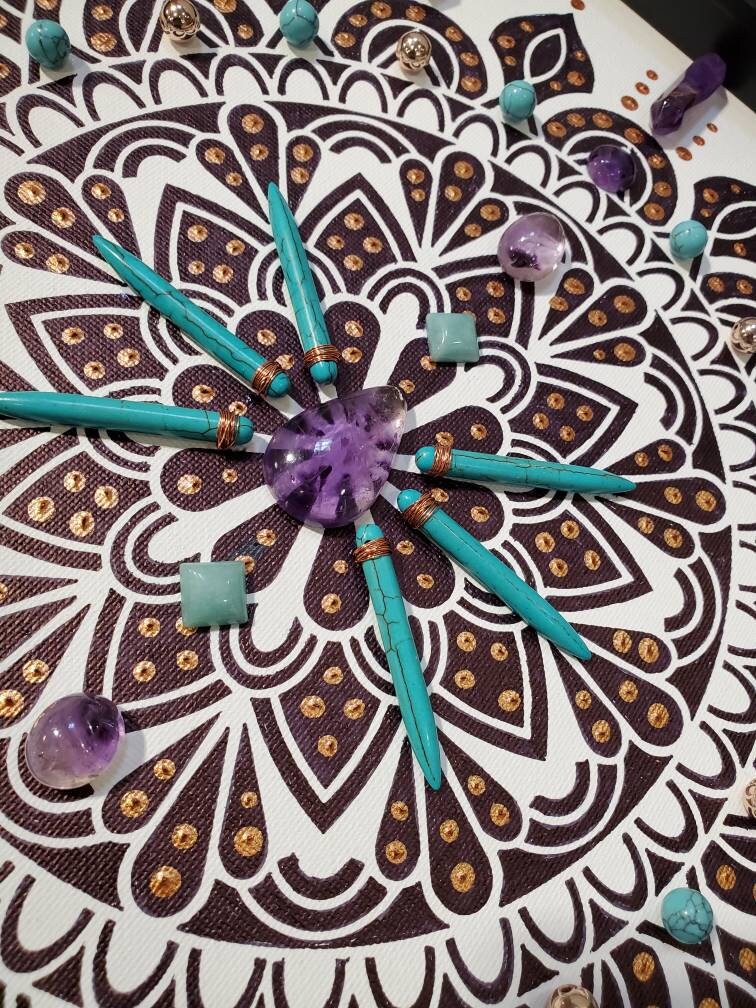 Mandala Crystal Grid harmony - Etsy