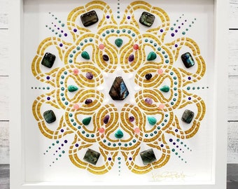 Crystal Art, Framed Crystal Art, Framed Crystal Grid, Crystal Grid ...