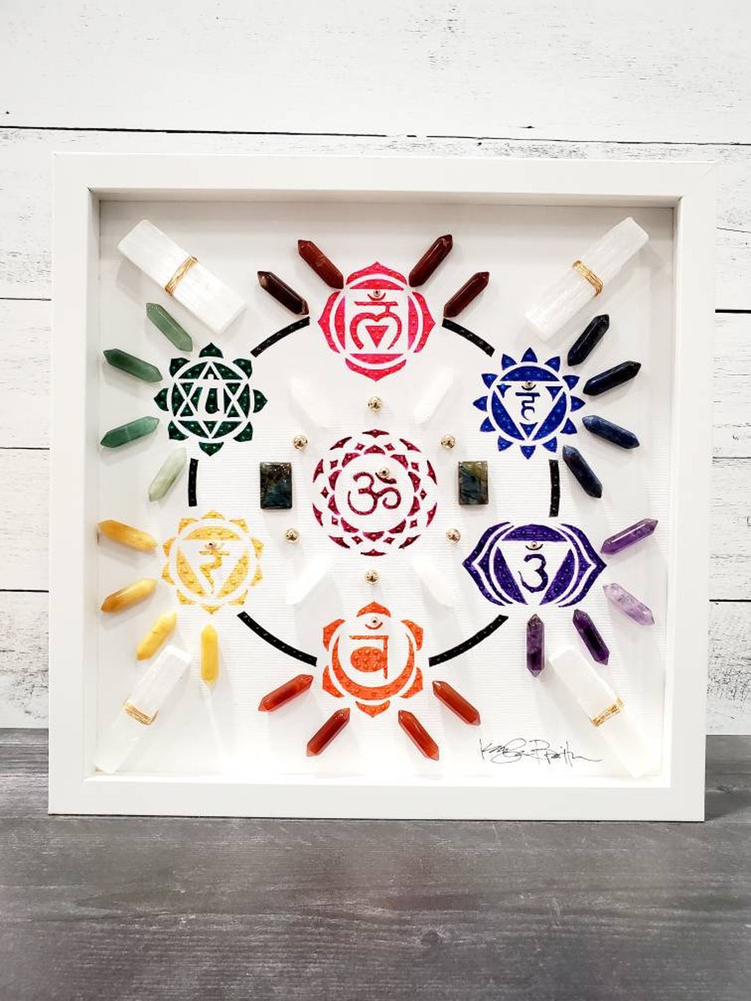 7 Chakra Crystal Grid - "alignment" - Etsy