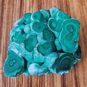 Self Standing Malachite Specimen - Large, Natural and Polished Crystal ...