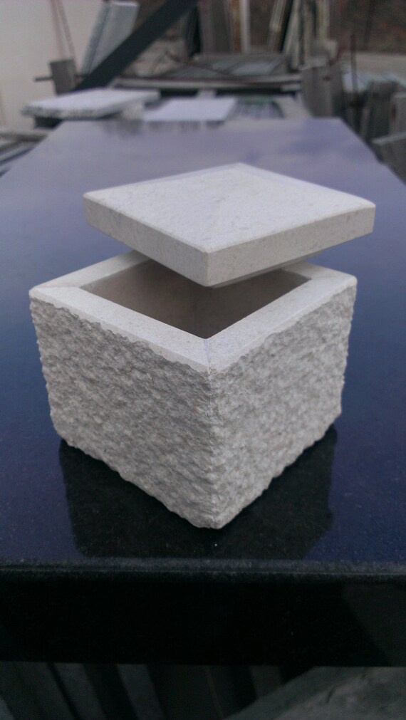 Small Jewellery Box Made Entirely From Limestone for One | Etsy