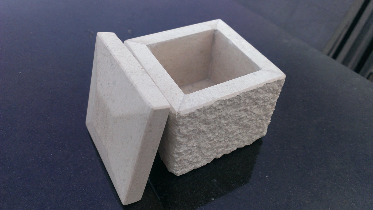 Small Jewellery Box Made Entirely From Limestone for One - Etsy