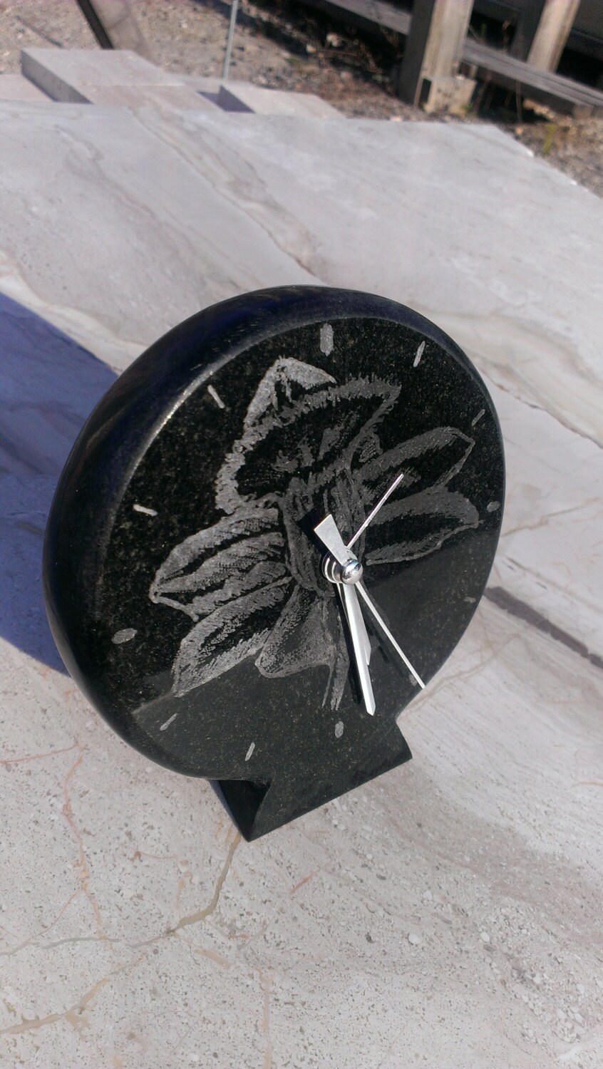 Stone Handmade Alarm Clock - Etsy