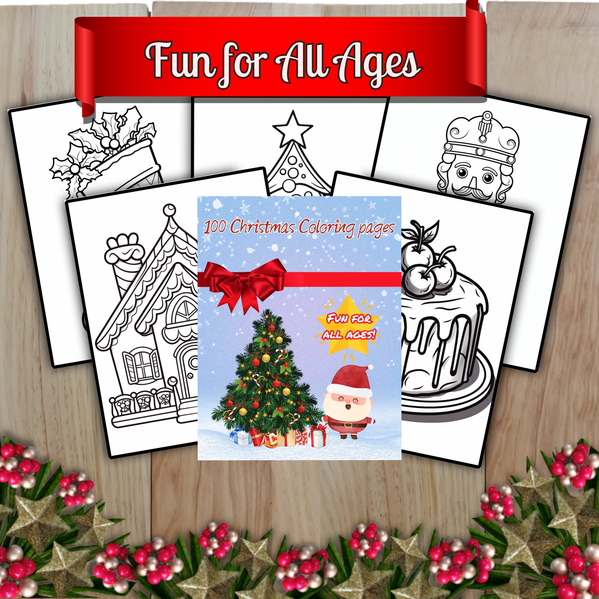 100+ Christmas Coloring Pages for All Ages - Christmas & Winter Holiday ...