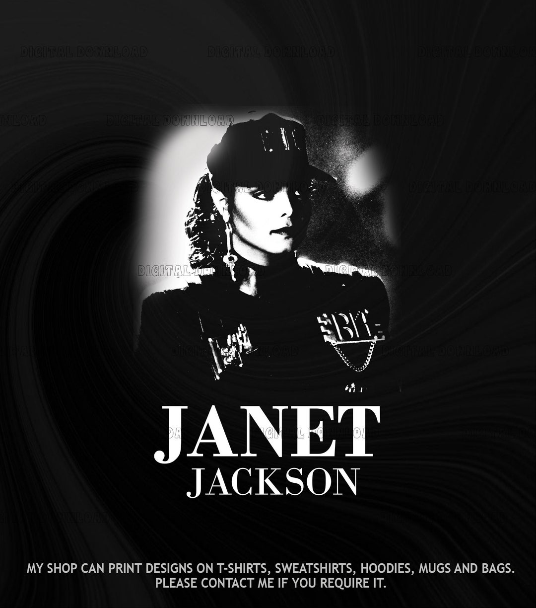 Janet Jackson Png, Janet Jackson Shirt Design, Janet Jackson Together ...
