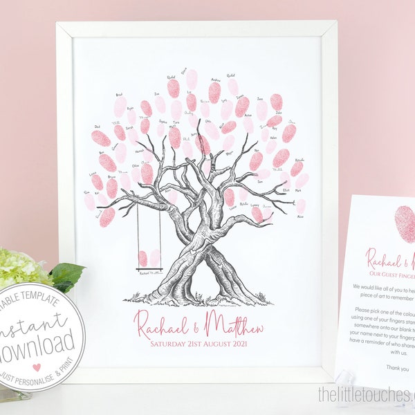 Fingerprint Tree - Etsy