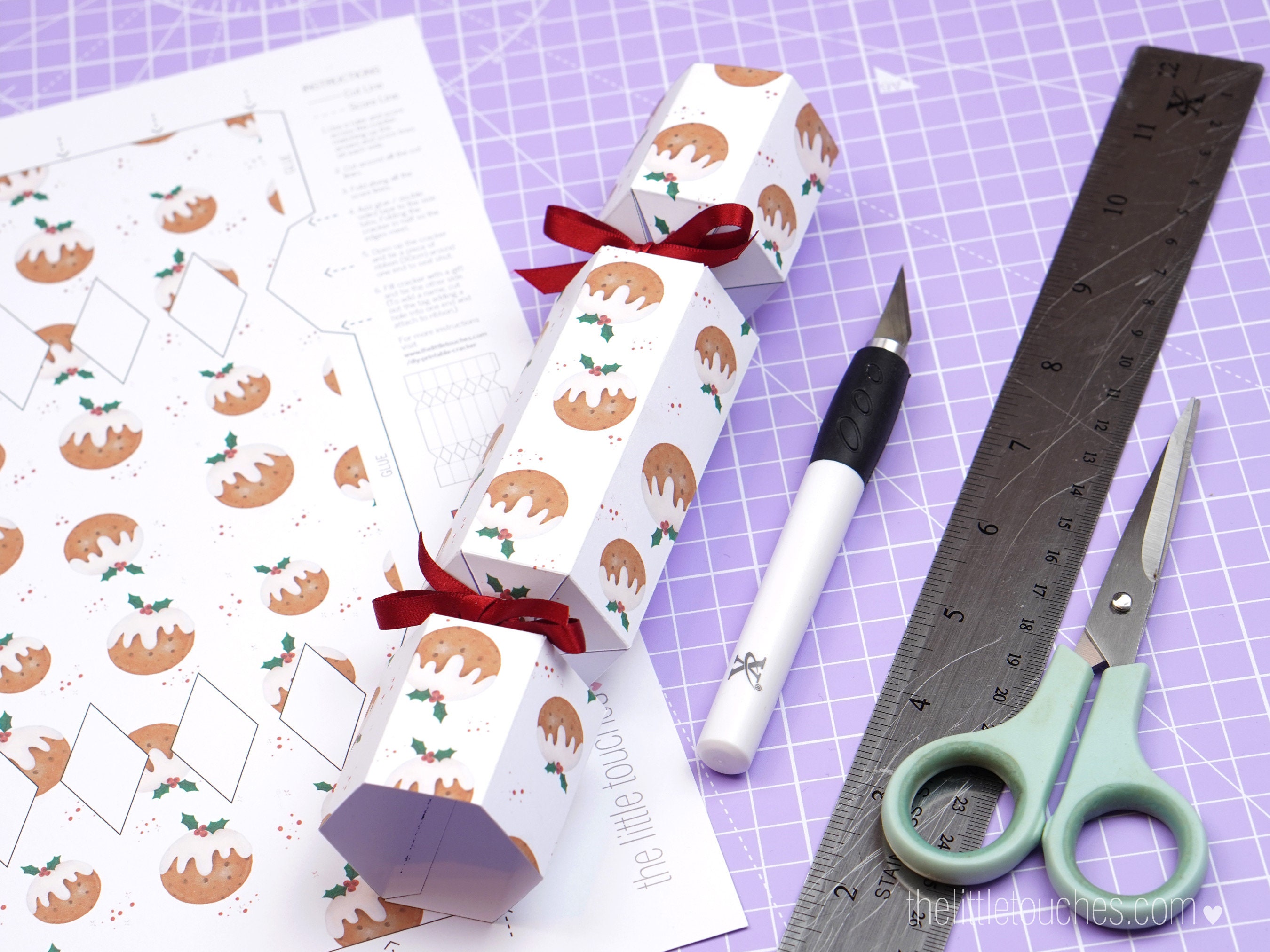 DIY Printable Christmas Cracker PDF Templates - 3 Different Designs ...
