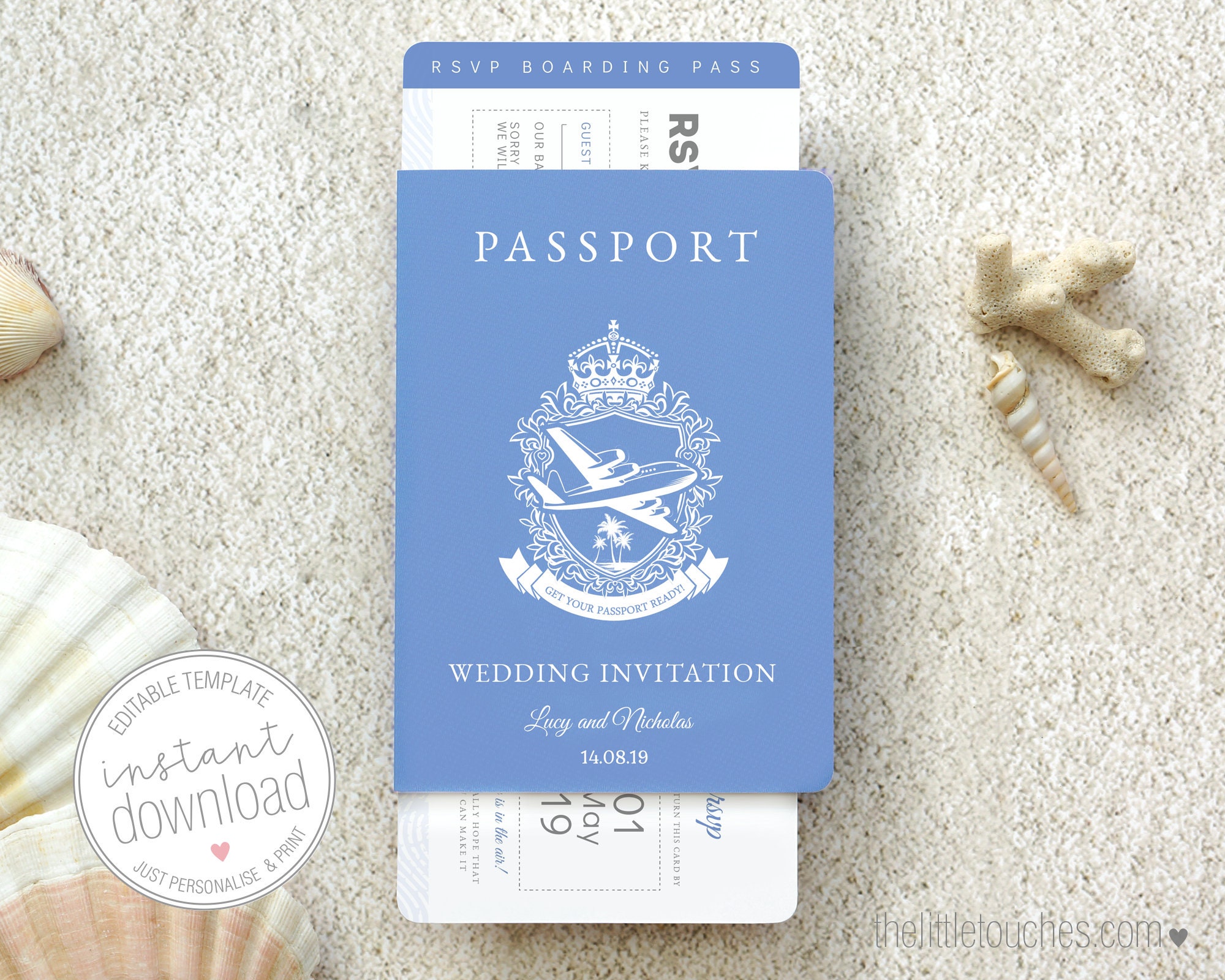 Passport Invitation Template
