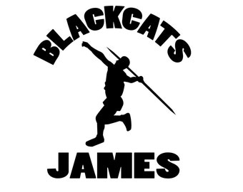 Personalized Track and Field High Jump Decal Custom Boy High | Etsy