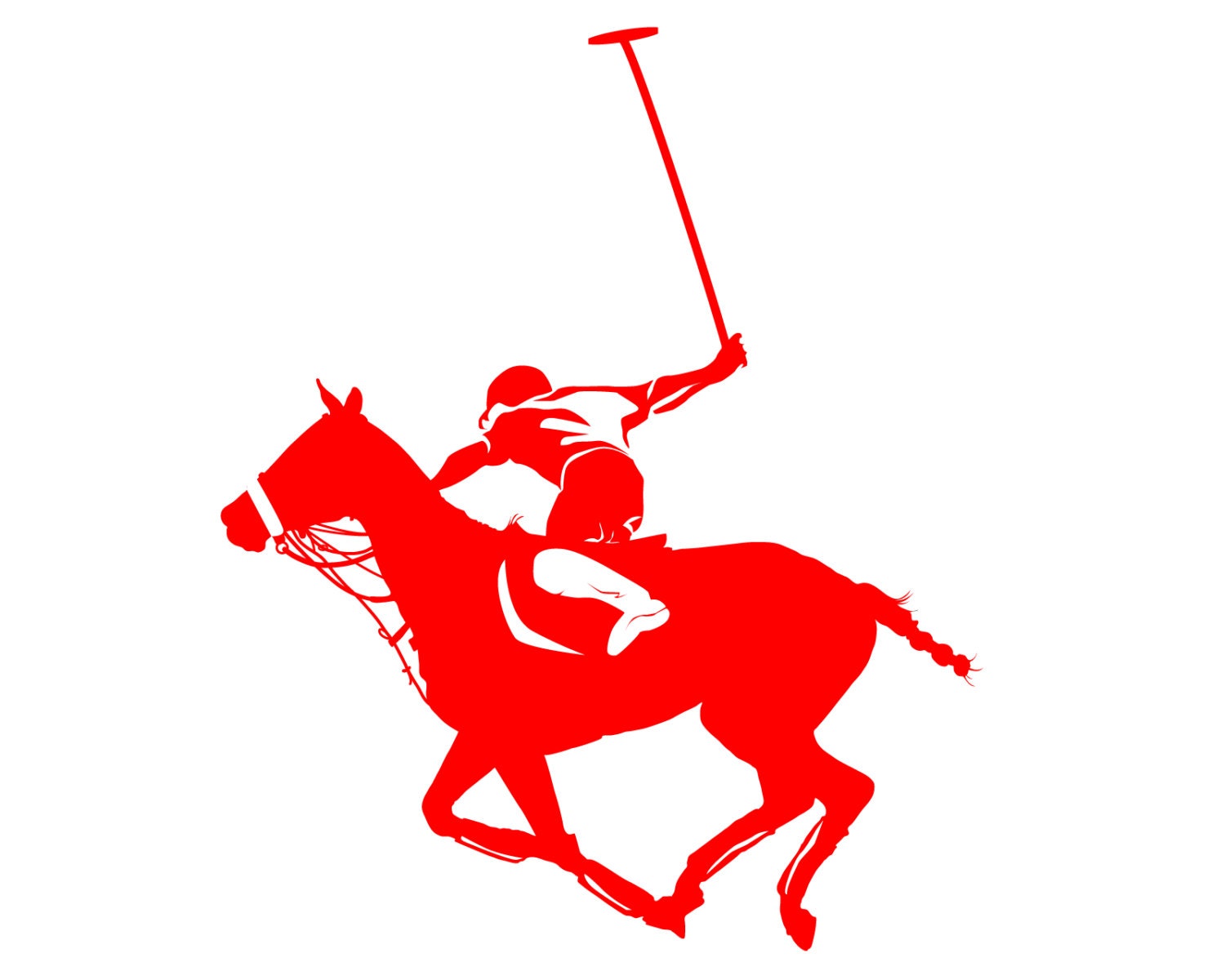 Red Polo Horse Logo