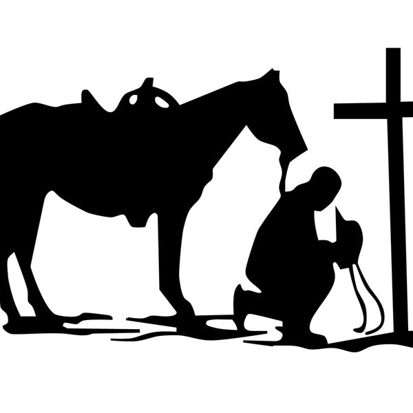 Praying Cowboy - Etsy