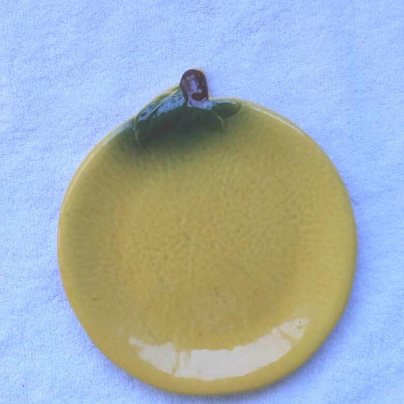Fruit Shape Ceramic Plate - Etsy
