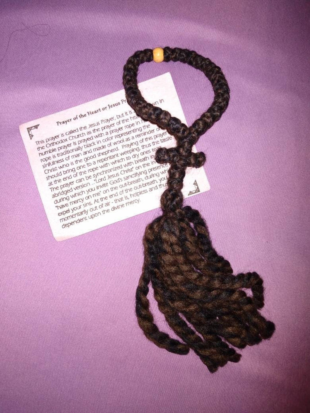 Orthodox Christian Prayer Rope - Jesus Prayer - Handmade - Vintage - Etsy
