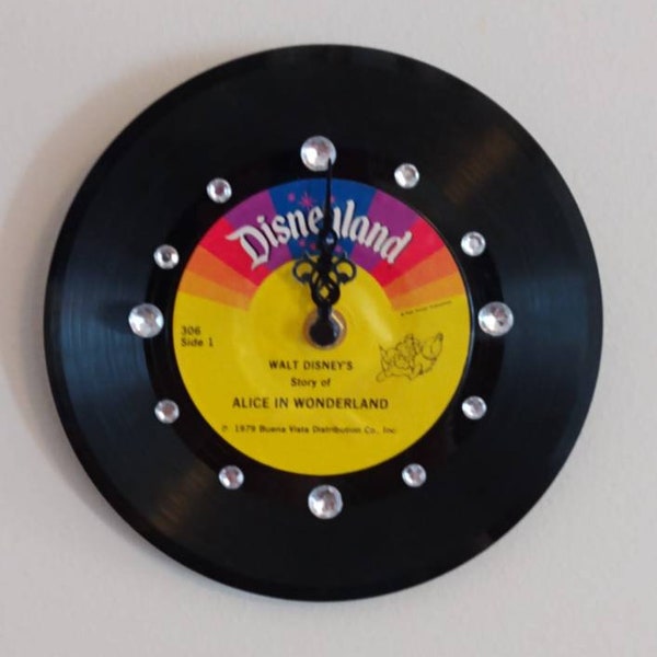 Alice in Wonderland Vinyl Record Clock - Etsy