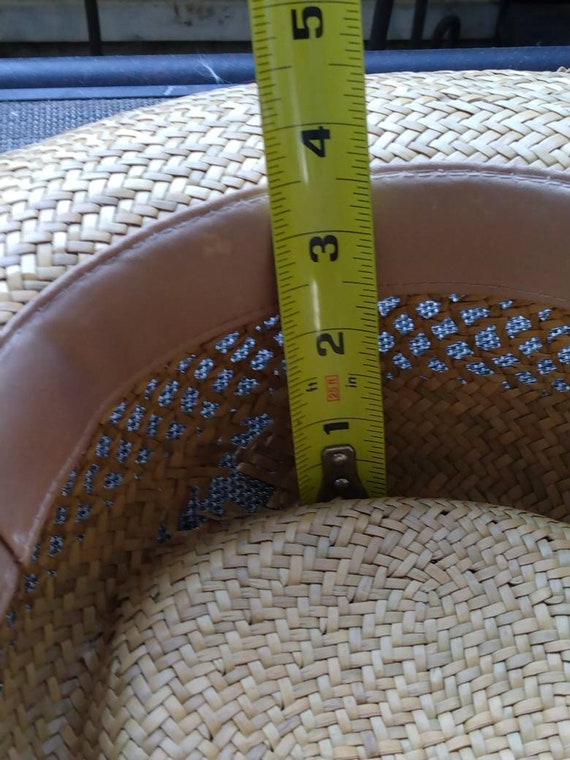 Old Distressed Straw Hat Ready to Upcycle - Gem