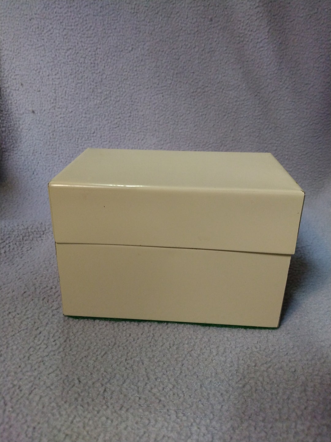 Metal File Card Box for Recipes Addresses or Other - Etsy