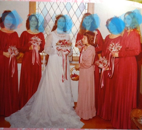 1979 JC Penney Formal Dress Gown with Pleats - Gem