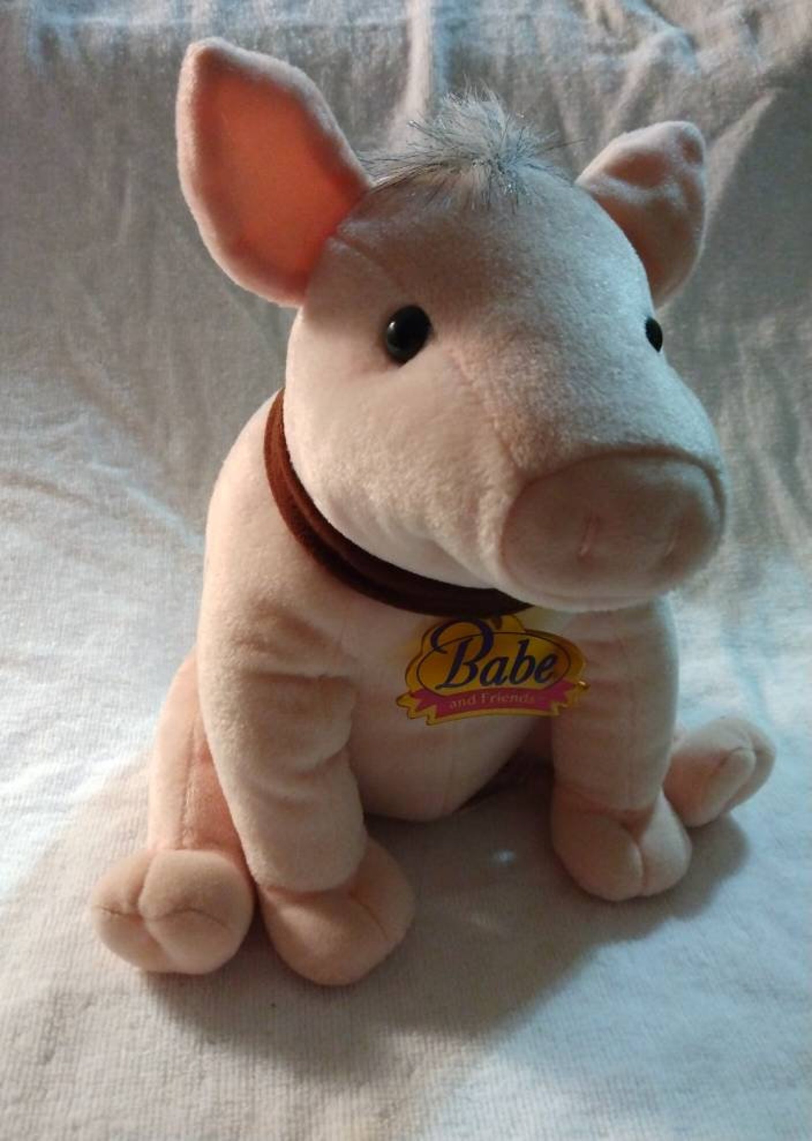 Talking Babe the Pig Plush Toy Yes It Works - Etsy