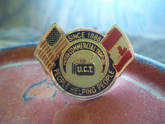 Lapel Pin U.C.T. United Commercial Travelers American & - Etsy