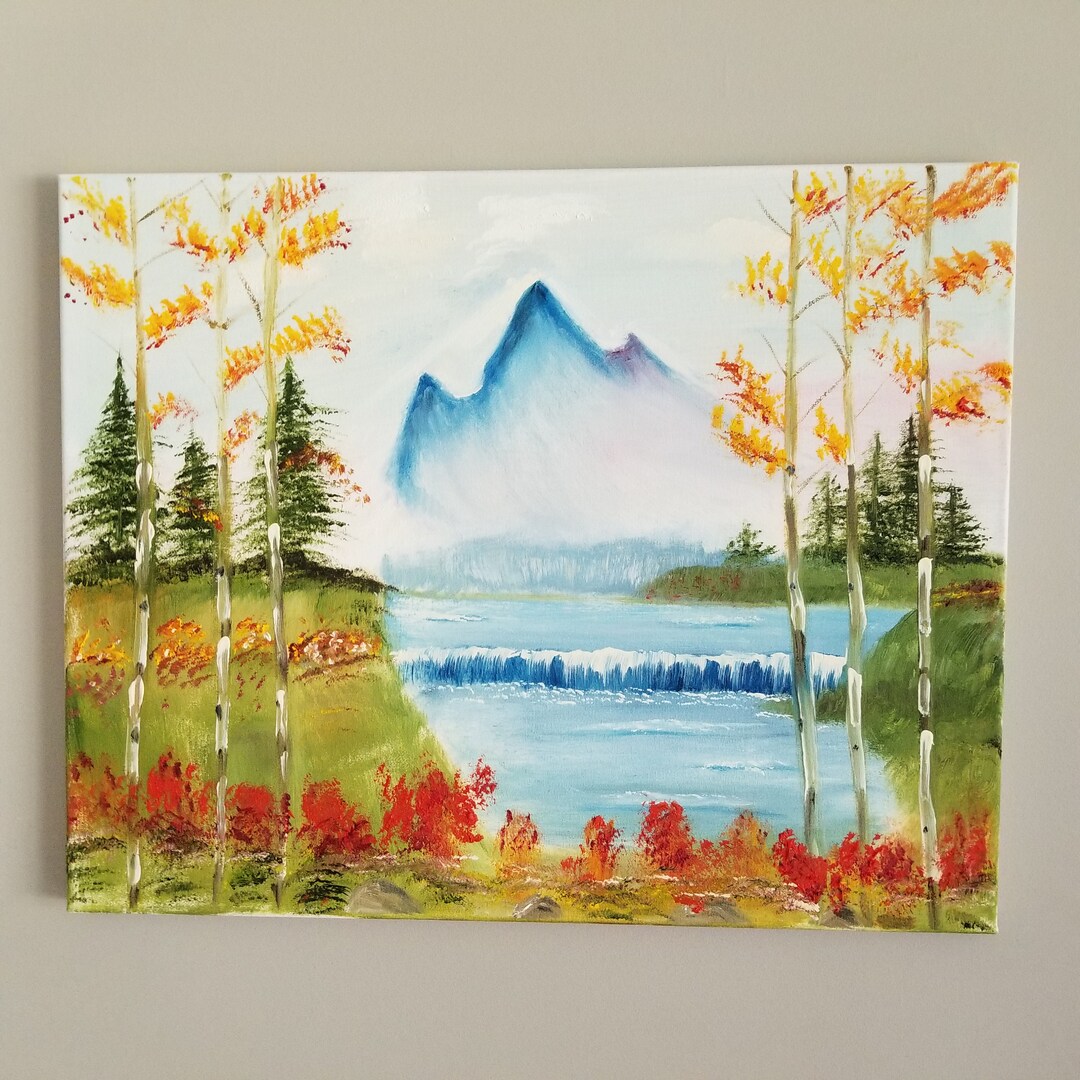 Fall Foliage - Bob Ross Inspired - Etsy