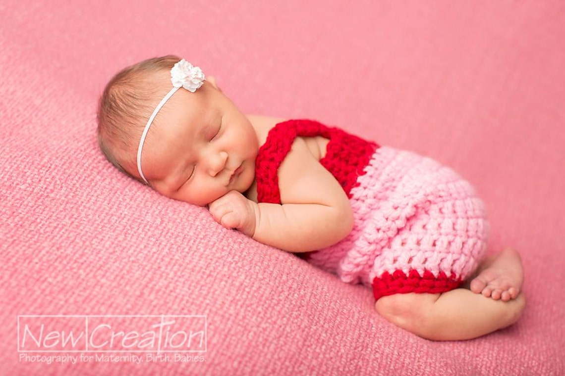 PDF Crochet Pattern Newborn Chunky Romper With Suspenders | Etsy