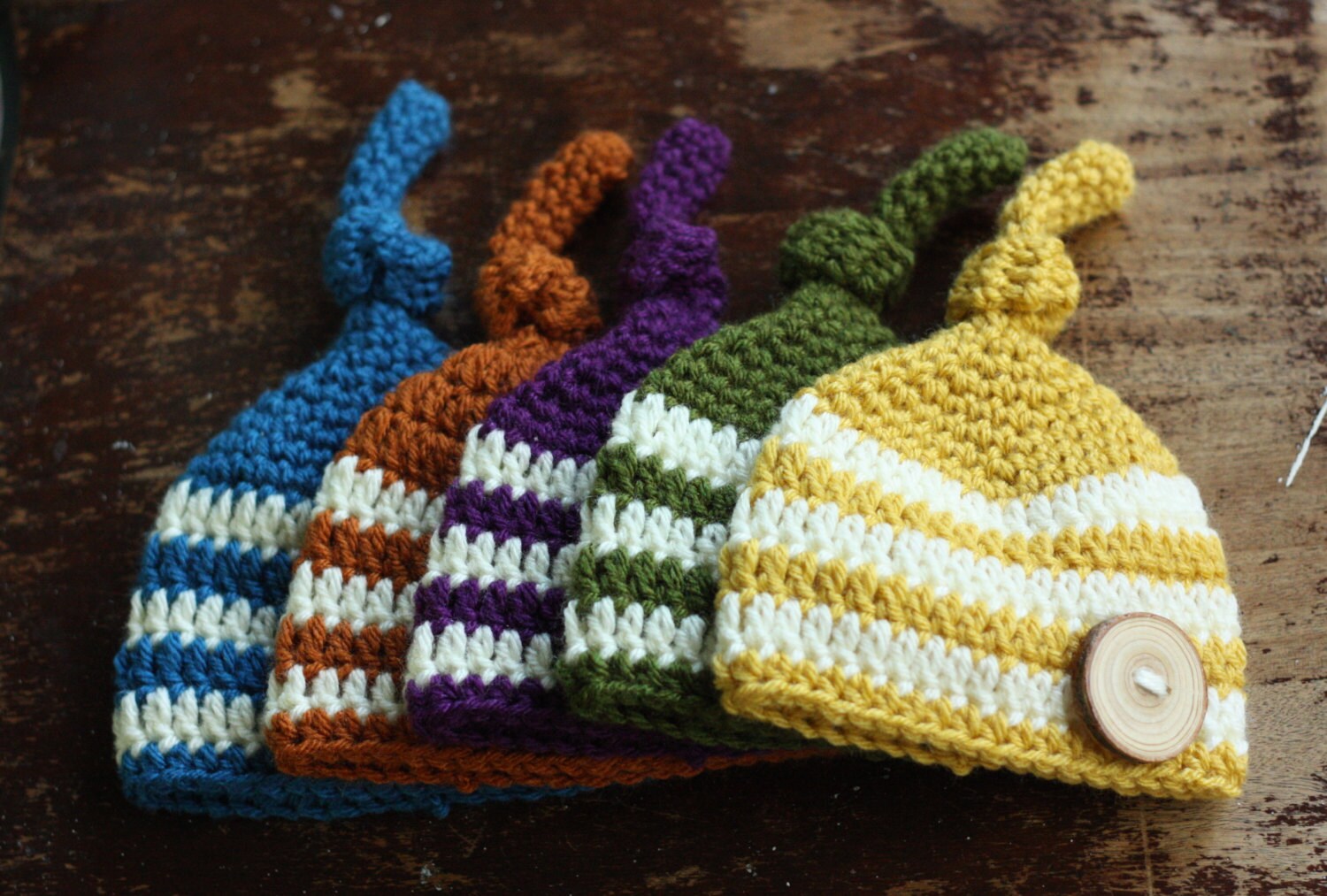 PDF Crochet Knotted Top Hat Pattern Newborn | Etsy