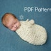 PDF Crochet Pattern Newborn Swaddle Sack - Etsy