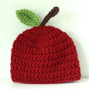 PDF Crochet Newborn Apple Hat Pattern - Etsy