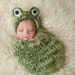 PDF Crochet Pattern Fuzzy Frog Bonnet Hat, Newborn, 6-12 Months - Etsy