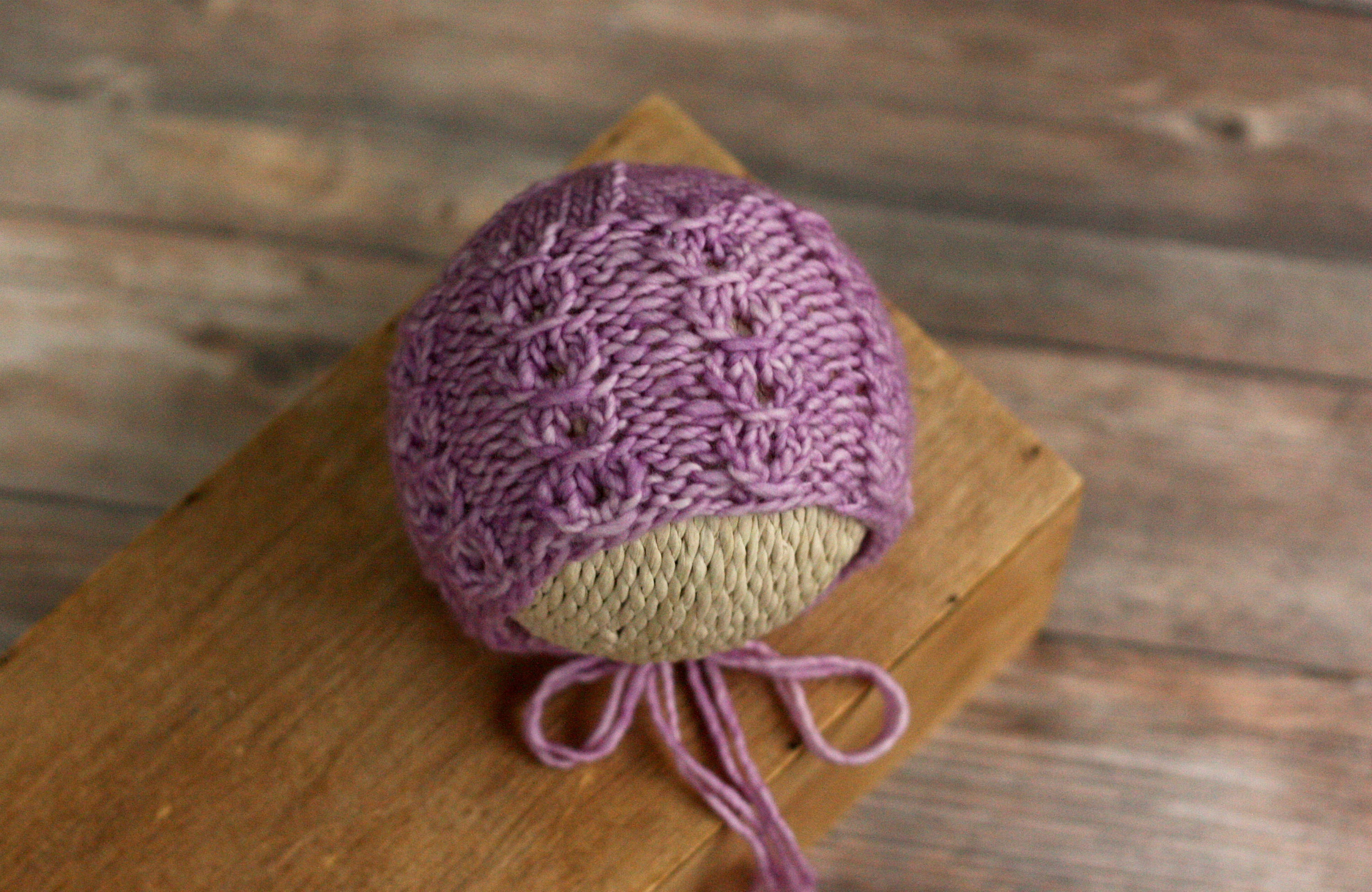 Clara Bonnet Knitting Pattern Newborn Lace Knit Bonnet Hat | Etsy