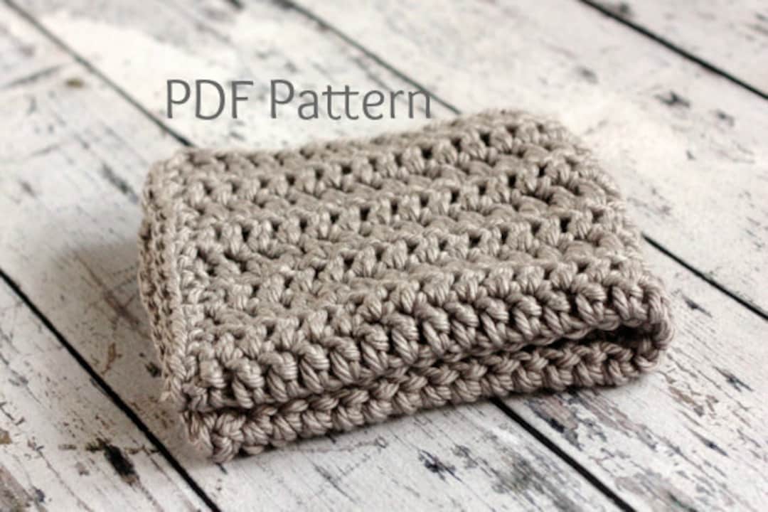 PDF Crochet Chunky Mini Blanket Pattern - Etsy